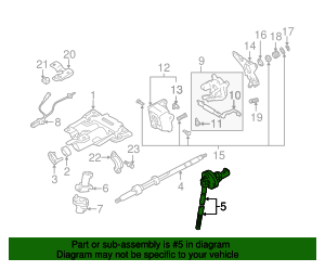 45290-34010 - Steering Shaft Universal Joint 2000-2004 Toyota Tundra ...