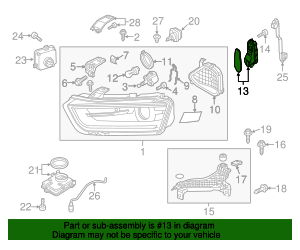 2015 Audi Led Unit 8U0-941-475-A | OEM Vehicle Parts