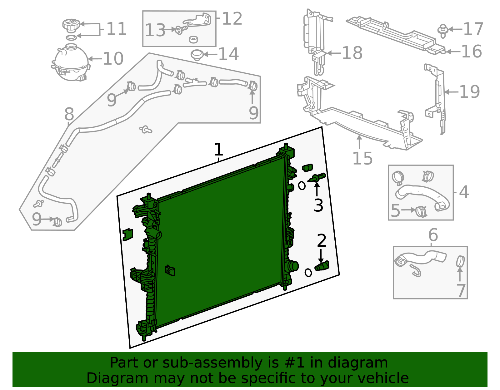 2020-2025 GM Radiator 85557761 | QuirkParts