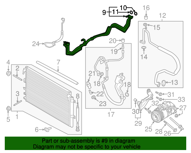 F2GZ-19A834-AA - Suction Hose 2015-2017 Ford | Ford OEM Parts Direct