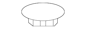 Genuine Toyota Cover Panel Stop part# 90118-WA349 for 2020-2023 Toyota ...