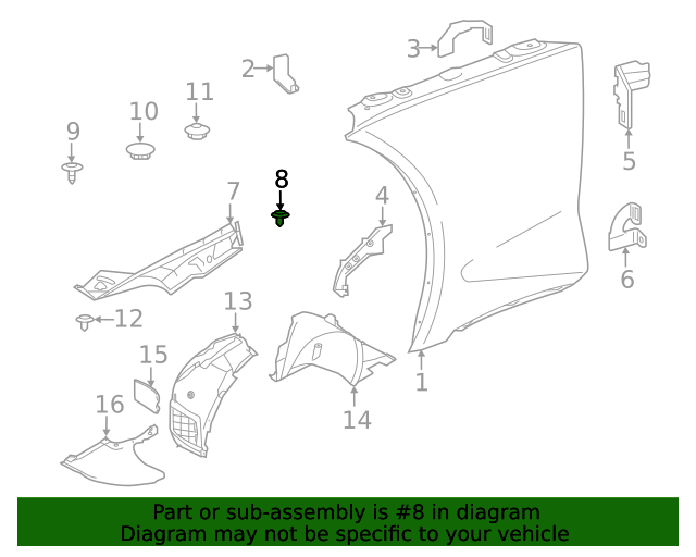 90118-WA295 - Rocker Molding Rivet - 2020-2023 Toyota GR Supra | OEM ...