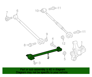 2013-2018 Lexus Strut Rod 48780-33070 | OEM Parts Online