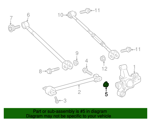 90178-A0011 - Strut Rod Nut - 2007-2018 Lexus | My L Parts
