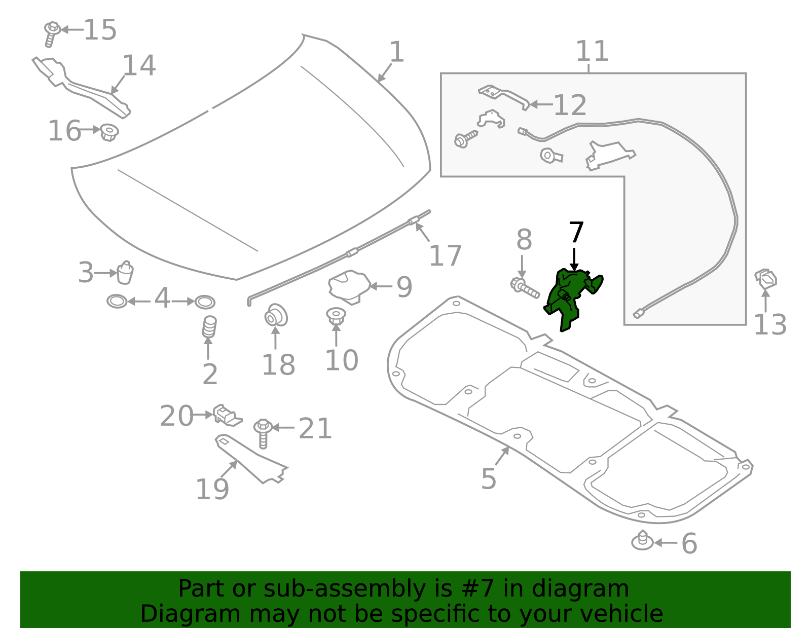 2018-2024 Subaru | 2018-2024 Subaru - Lock Assembly | 57310FL150 ...