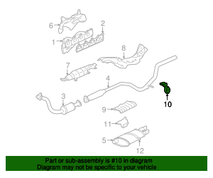 22610677 - Exhaust Bracket 1999-2005 GM | Chevrolet Parts Direct