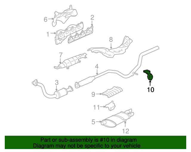 22610677 - Exhaust Bracket 1999-2005 GM | Chevrolet Parts Direct