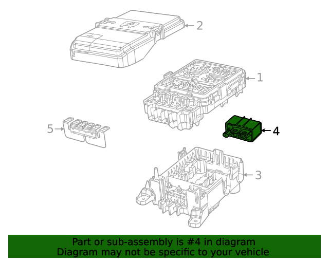 2021-2024 Jeep Module 68420491AA | Mopar Parts Canada