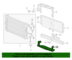2022-2024 Chevrolet Equinox Baffle 84254383 | TascaParts.com