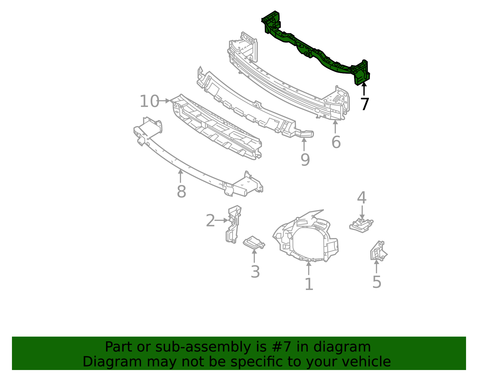 6400J943 - Upper Reinforced 2022-2024 Mitsubishi | Mitsubishi Direct Parts