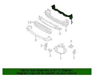2022-2024 Mitsubishi Upper Reinforced 6400J943 | Mitsubishi Parts Warehouse