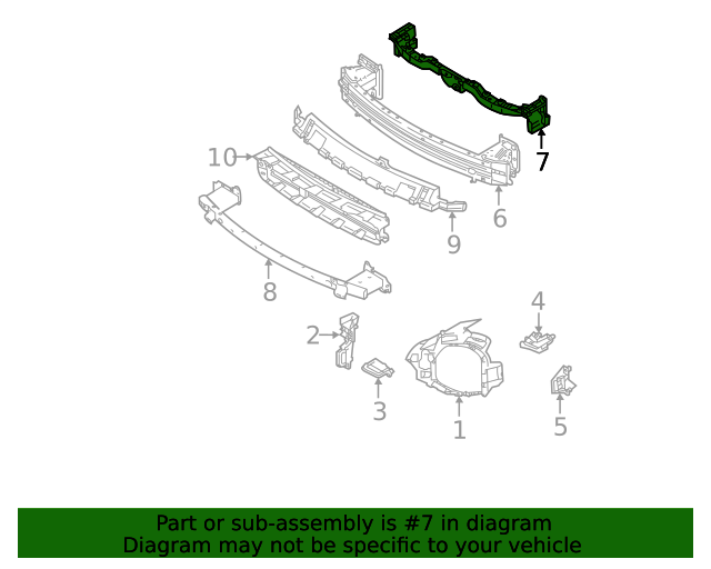6400J943 - Upper Reinforced 2022-2024 Mitsubishi | Mitsubishi Direct Parts