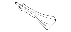 2020-2022 Cadillac CT4 Passenger Side Outer Rear Panel Drain Gutter ...