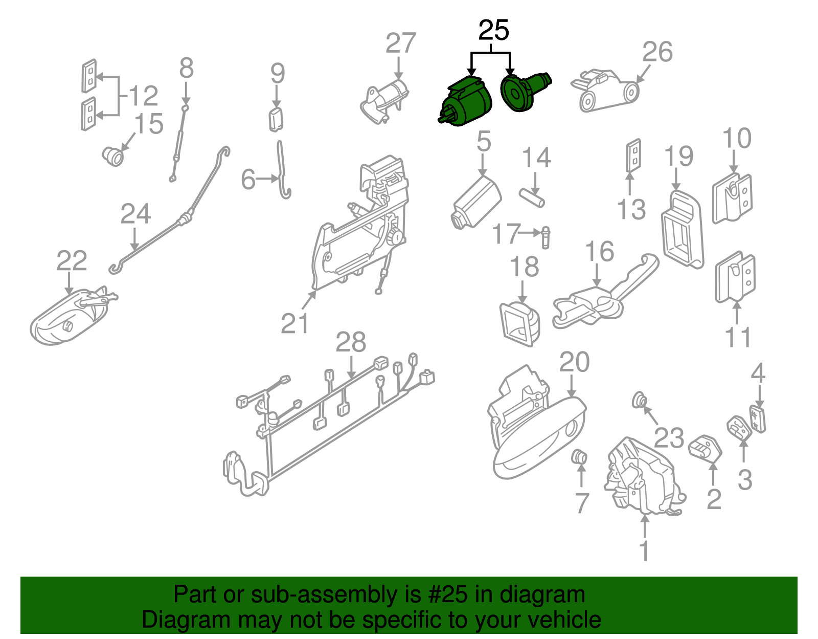BMW 1999-2001 BMW Retainer Assembly 63-31-8-380-171 | BMW AutoNation Parts