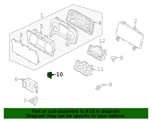 2021-2023 Kia Sorento Rear Speaker 96361-P2200 | QuirkParts