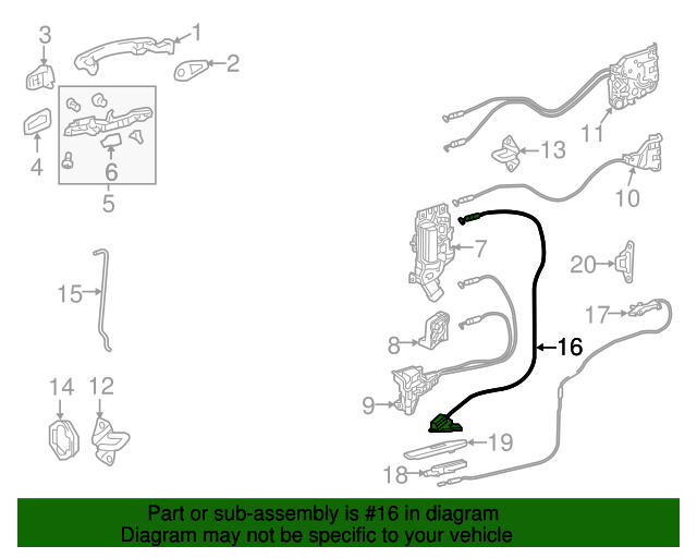Toyota Door Check Cable Part# 6906008050 | Toyota Of Colorado Springs Parts