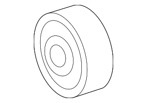 1999-2022 GM LC9 5.3L Drive Belt Idler Pulley 12669569 | NewGMParts.com