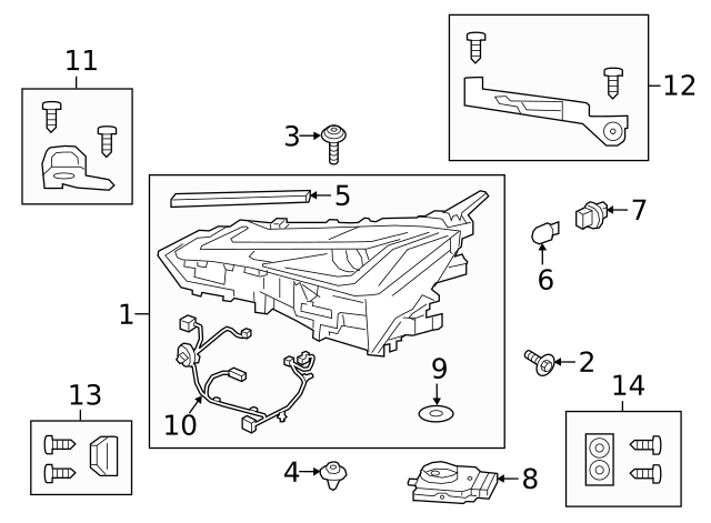 81016-76230 - Headlight Control Module - 2019-2022 Lexus | DiscMonster