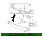 2021-2022 Buick Envision Bumper Bracket 84925139 | GMPartsDirect.com