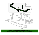 2021-2022 Buick Envision Hood Front Bumper Bracket 84754262 ...