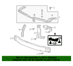 2021-2022 Buick Envision Front Bumper Fascia Guide 84925136 ...