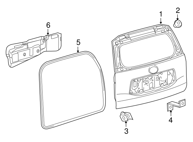 Lexus OEM Door Shell Part# 67005-60G20 | OEM Vehicle Parts