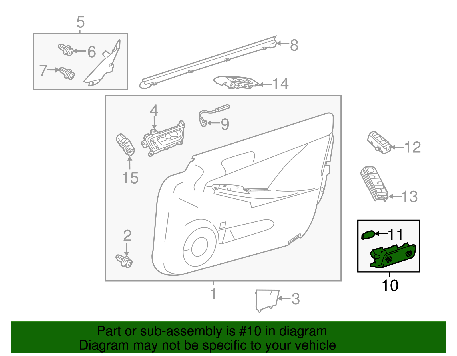 2007-2024 Lexus Courtesy Lamp 81230-06040 | OEM Parts Online