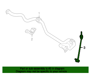 2007-2013 Mercedes-Benz Stabilizer Link 2213200289 | AutoNationParts.com