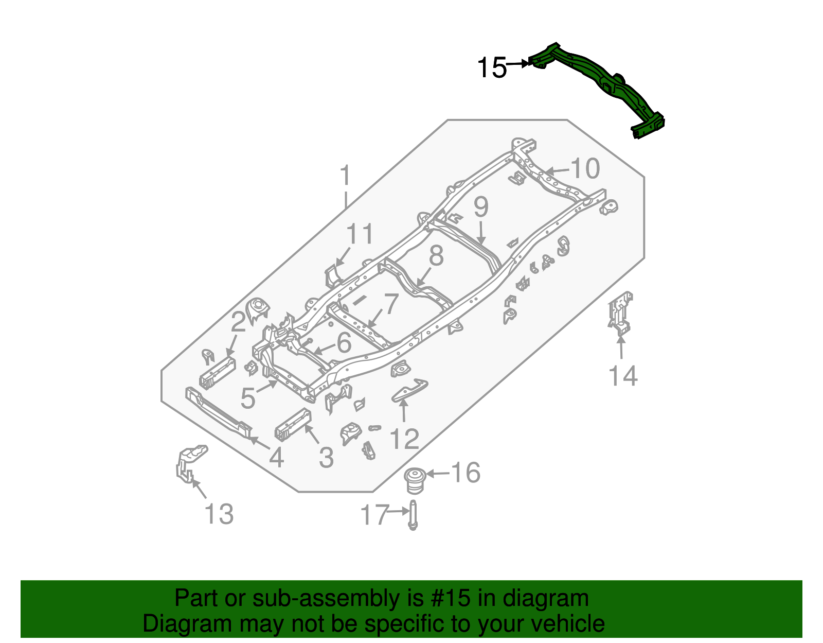 2005-2007 Nissan Pathfinder Trailer Hitch 51170-EA51B | My Nissan Part