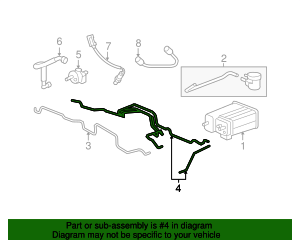 2007-2017 GM Rear Pipe 20940865 GM | GMPartsDirect.com