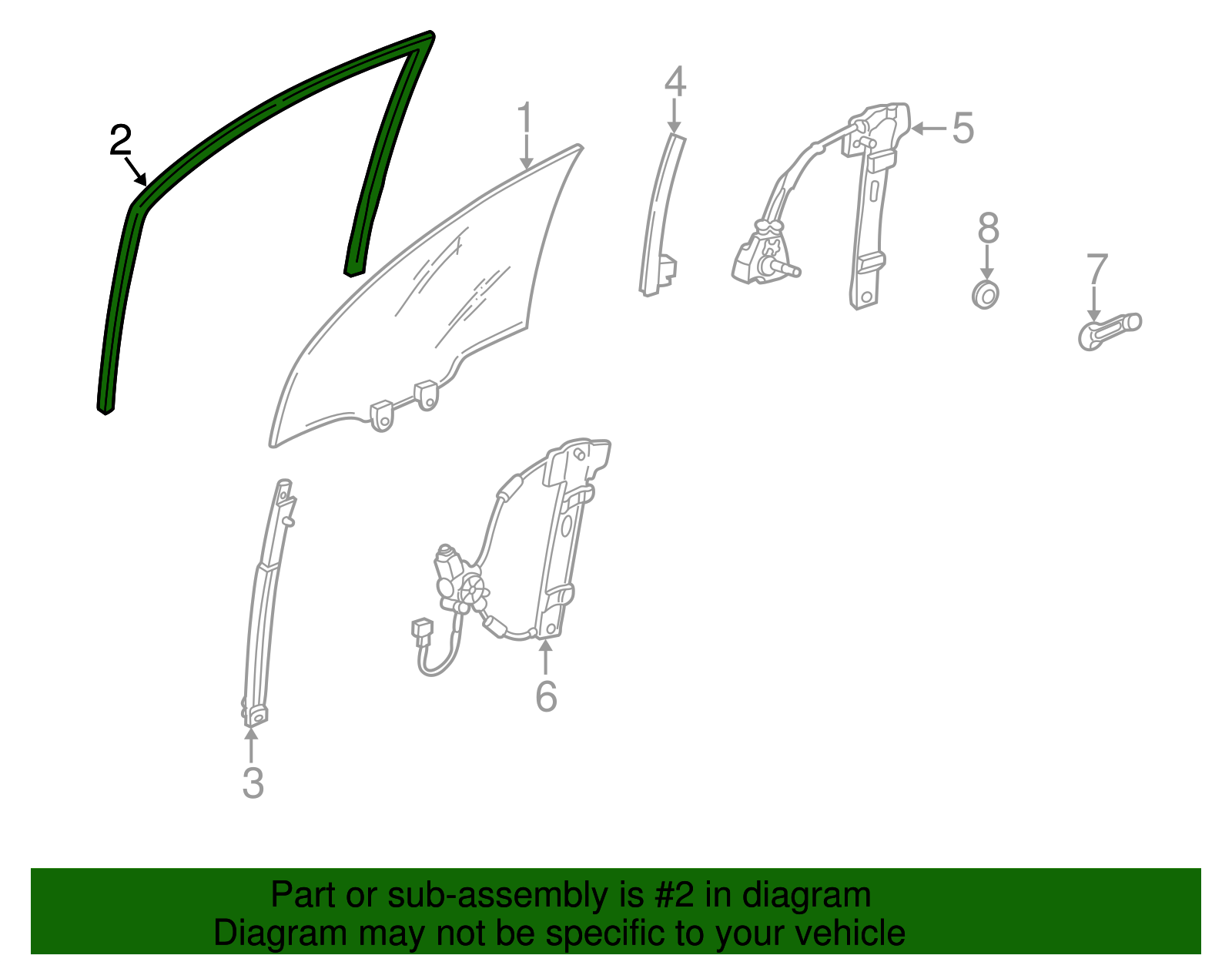 72275-S04-003 - Run Channel 1996-2000 Honda | Honda Parts Online