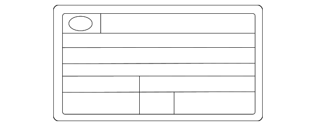 32450-2M060 - Emission Label 2023 Kia K5 | Kia.Parts Store