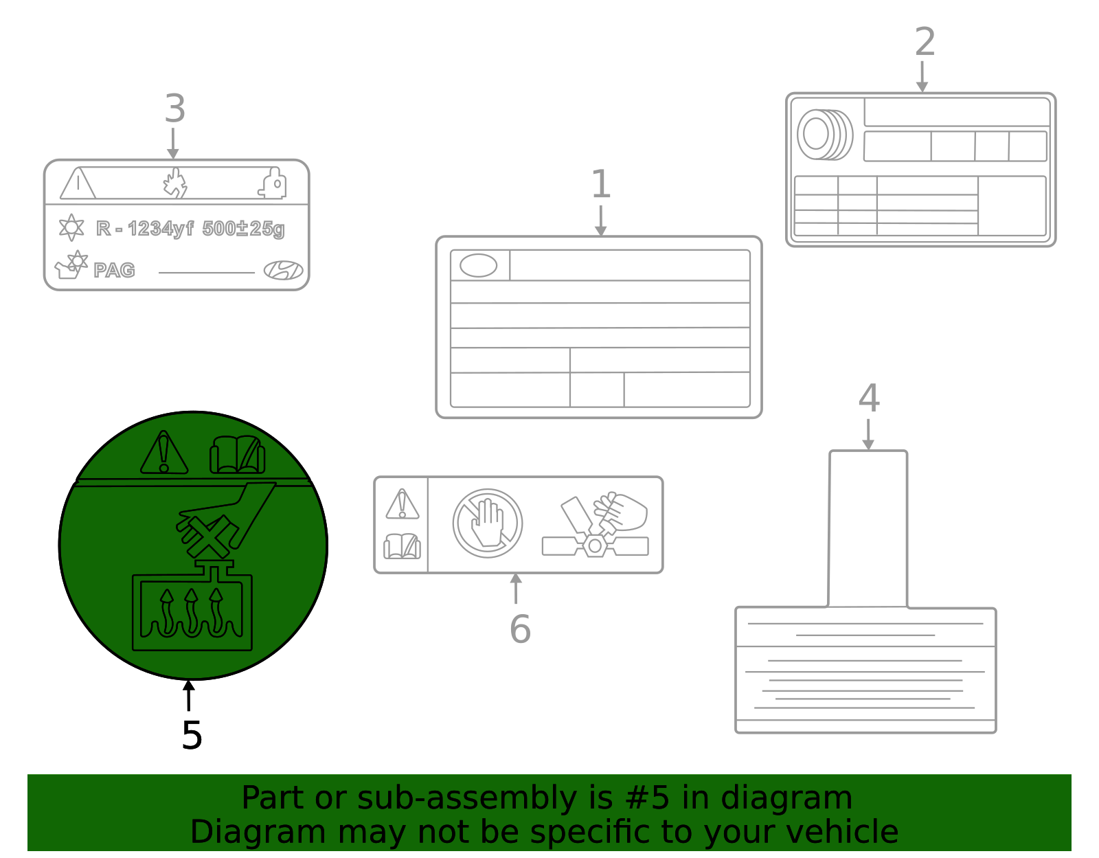 86465-L2AA0 - Anti-Theft Label 2025 Kia K5 | Kia.Parts