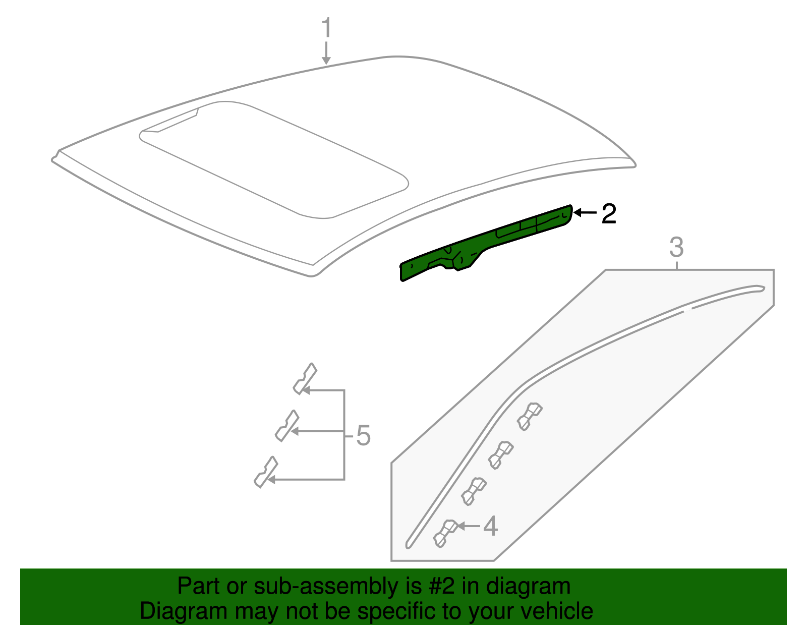 64211-T2A-A00ZZ - Inner Rail 2013-2017 Honda Accord | Honda Parts Online