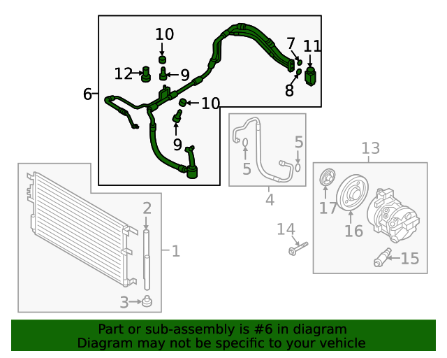 2018 Hyundai Tucson Hose & Tube Assembly 97775-D3600 | OEM Parts Online