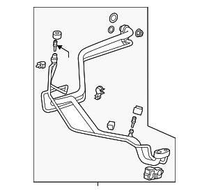 95352965 - Air Conditioning Evaporator Hose 2015-2022 Buick Encore ...