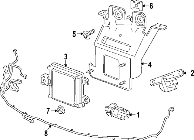 2023-2024 Chevrolet Blazer Wire Harness 85644338 GM | GMPartsDirect.com