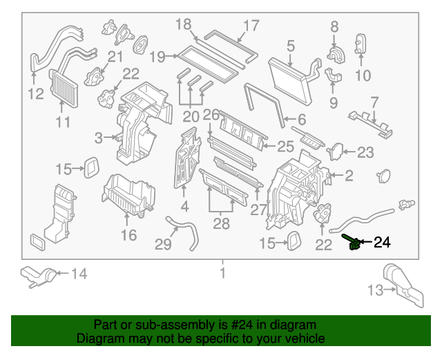 2014-2020 Kia HVAC Evaporator Temperature Switch 97614-3X000 | OEM ...