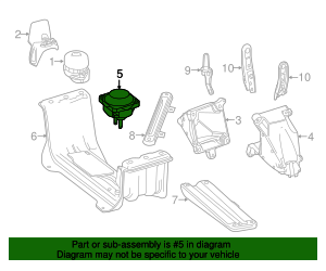 167-240-63-00 - Mount 2013-2024 Mercedes-Benz | Mercedes-Benz USA Parts