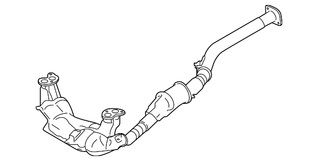 2017-2020 Subaru Impreza Converter & Pipe 44620AE78A | QuirkParts