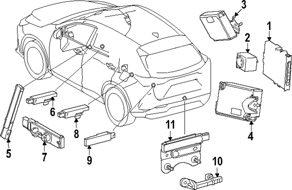 899H0-F6040 - 2023-2024 Lexus - Computer | My L Parts