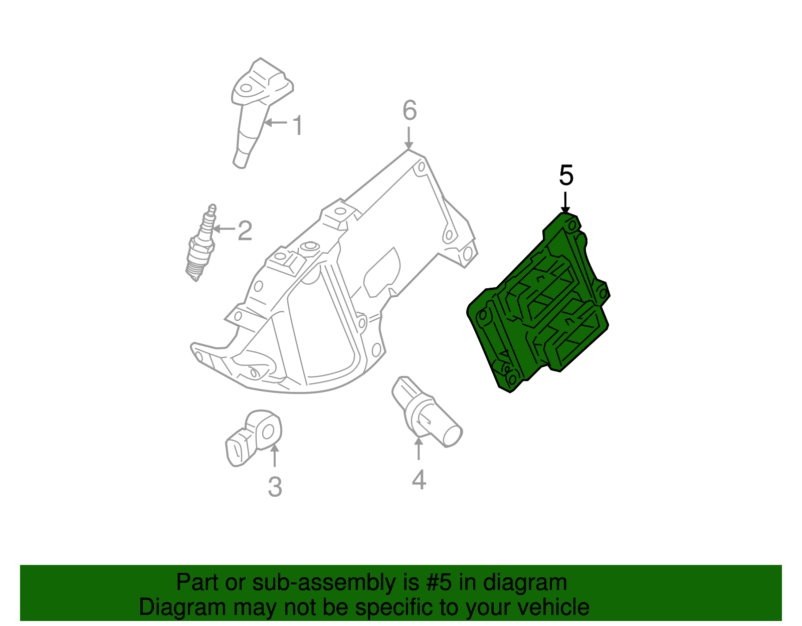 2004-2008 GM Engine Control Module, Refurbished 19260507 | GM Parts Center