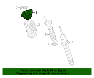 33506885365 - 2014-2020 BMW i8 Shock Mount (33-50-6-885-365) | BMW of ...