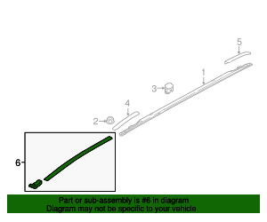 87240-A9100 - Front Molding 2015-2021 Kia Sedona | Kia.Parts Store