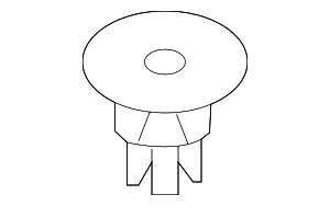 51717066226 - 2004-2010 BMW Rocker Molding Spacer (51-71-7-066-226 ...