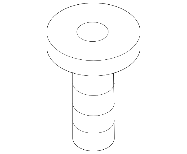 51717066229 - 2004-2010 BMW Rocker Molding Pin (51-71-7-066-229) | BMW ...