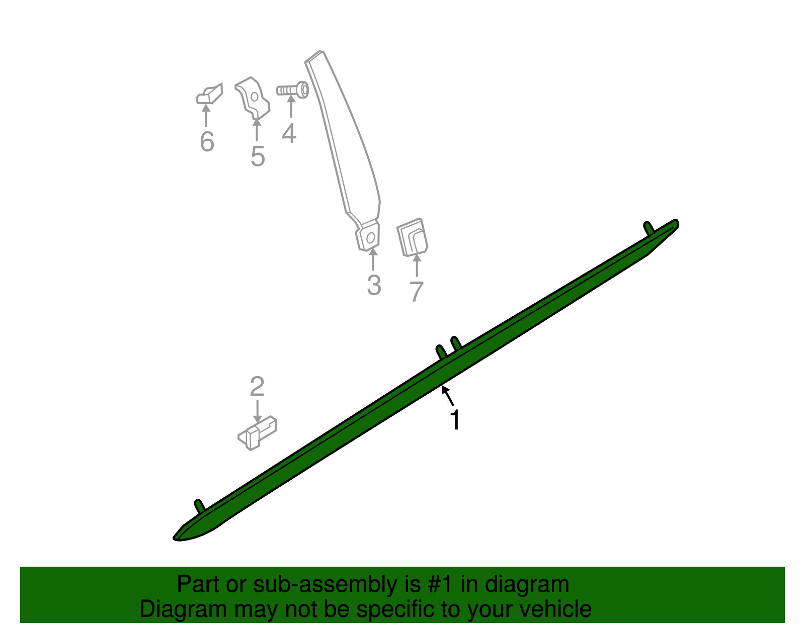 4G8-853-856-D-GRU - Rocker Molding 2012-2015 Audi A7 Quattro | Audi OEM ...