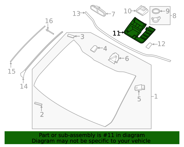 2020-2022 Kia Telluride Upper Trim 96030 S9000 | TascaParts.com