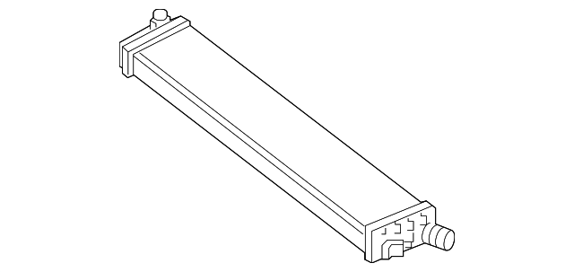 2018-2021 Mercedes-Benz Auxiliary Cooler 099-500-48-00 | MB OEM Parts