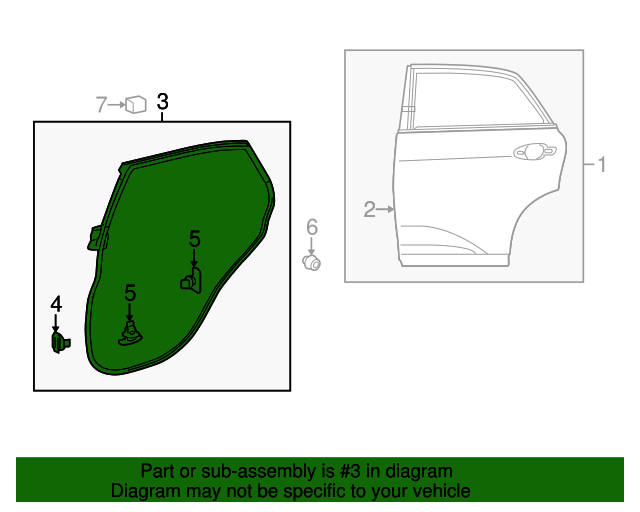 2010-2015 Lexus Door Seal 67871-0E020 | AutoNationParts.com